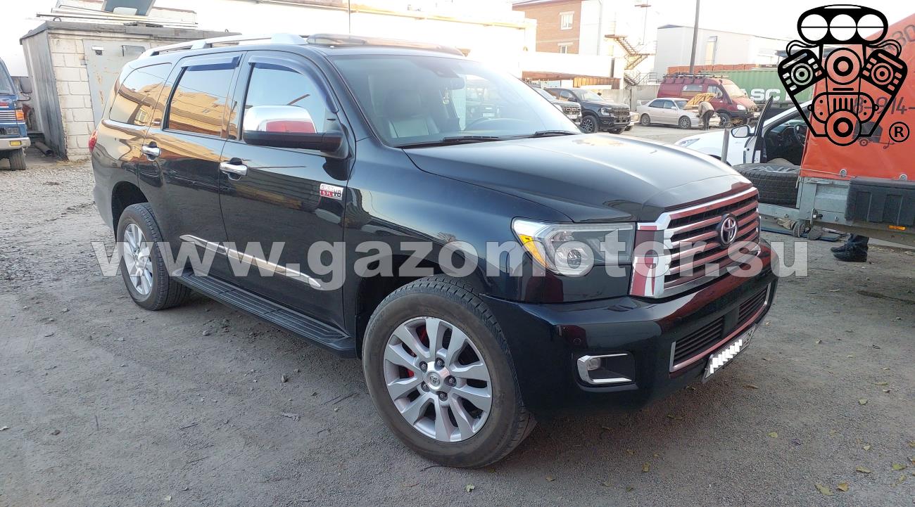 TOYOTA SEQUOIA 4 поколение установка ГБО BRC баллон 94 литра — Сервисно ...